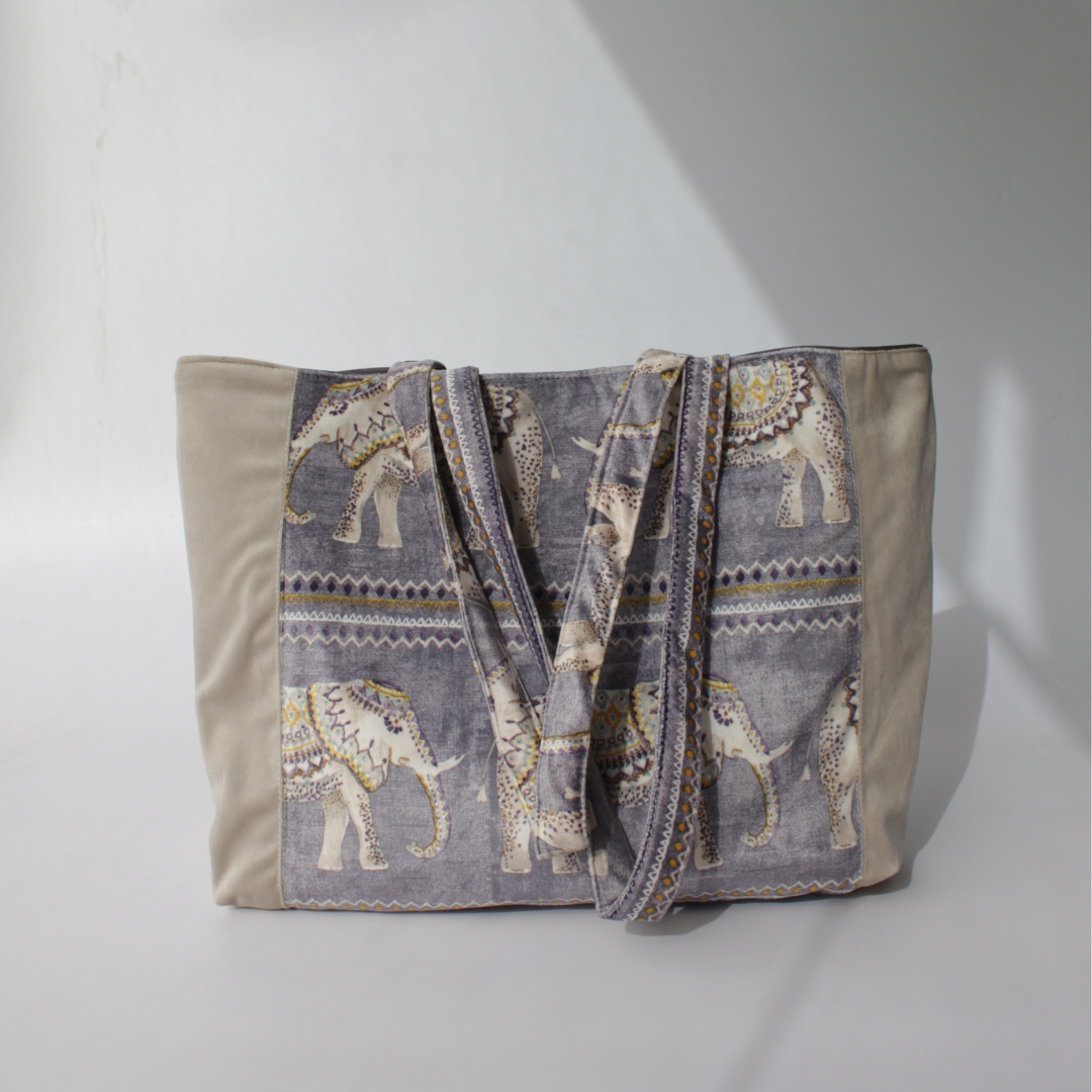 Elephant Grey Box Bag
