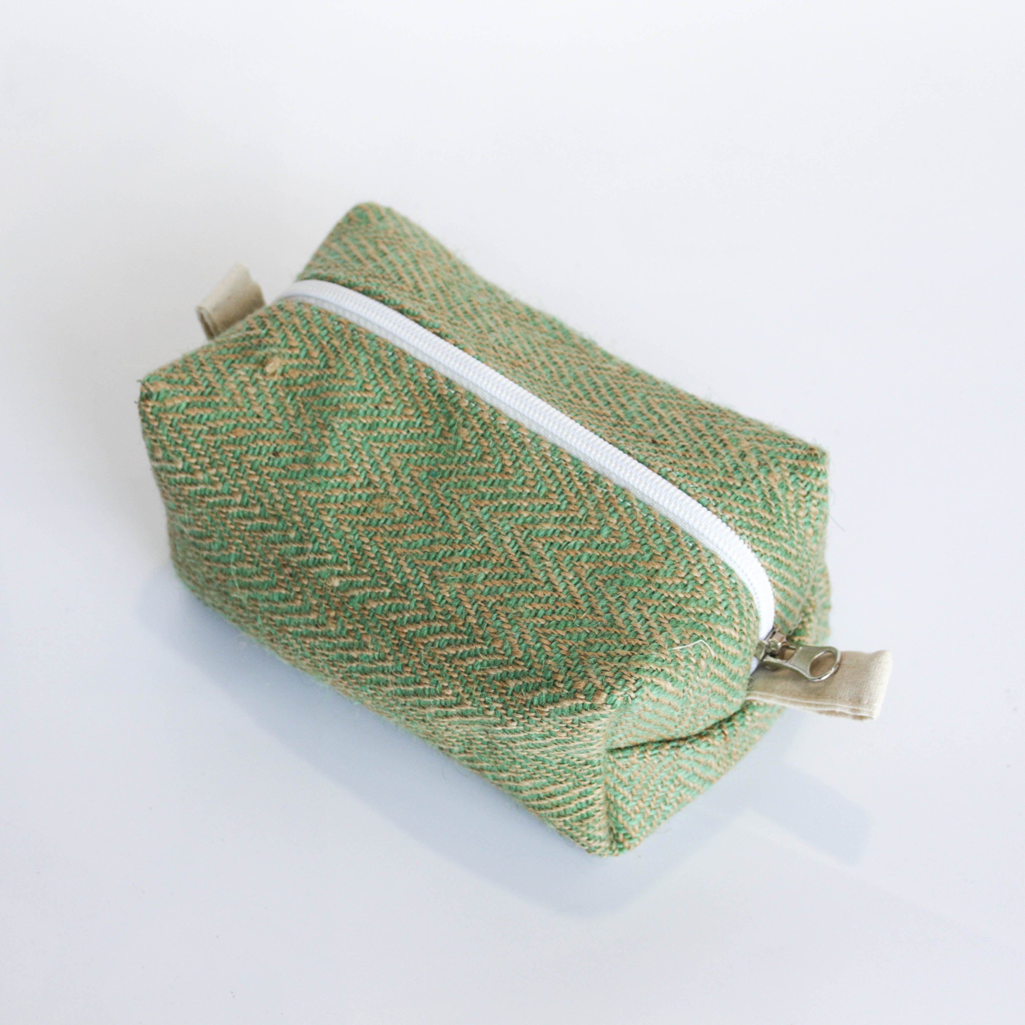 Jute Herringbone Green Kit